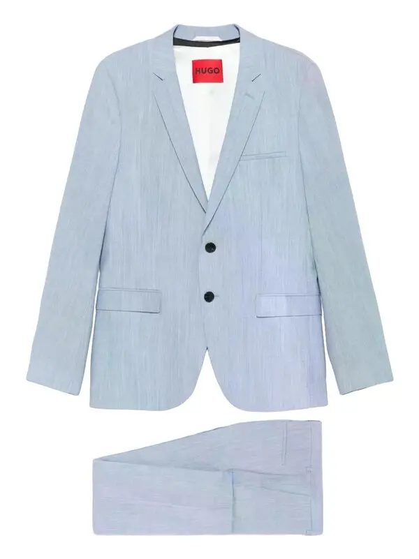Hugo Single-breasted Suit - Blue