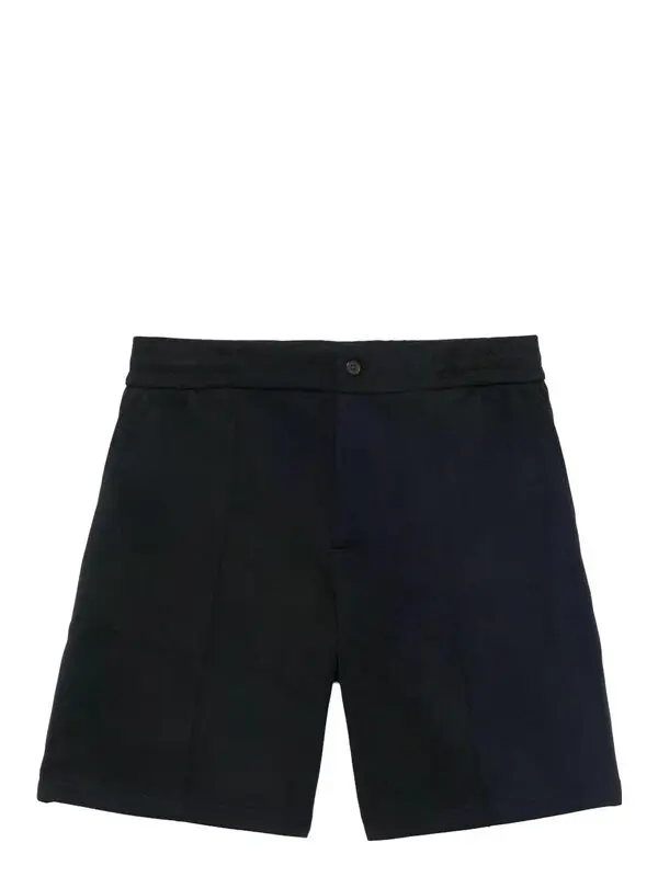 Emporio Armani Logo-plaque Shorts - Blue