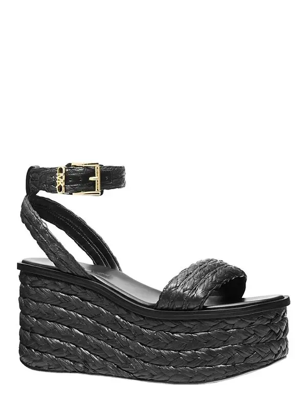 Michael Kors Sandra Platform Sandals - Black
