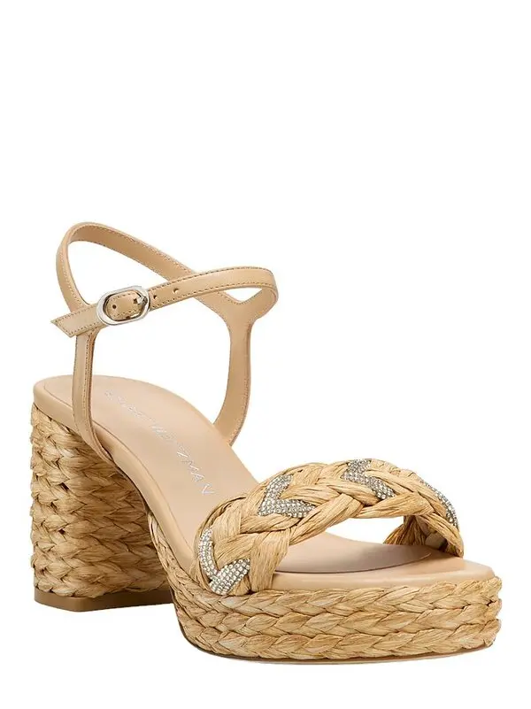 STUART WEITZMAN Lana Platform Sandals - Natural