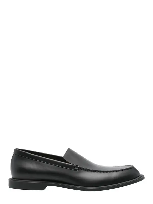 THE ROW Nic Loafers - Black