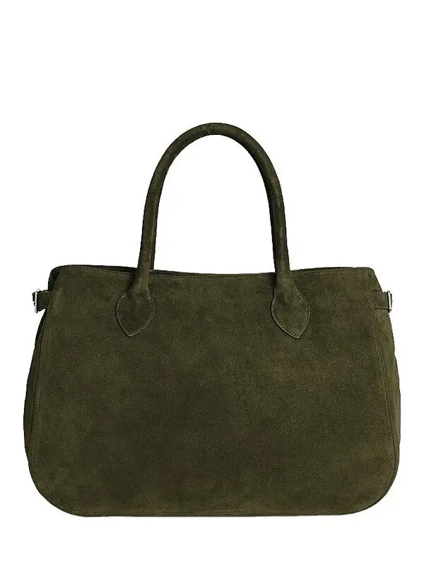 REFORMATION Oversized Suede Patrizia Bag - Leccio