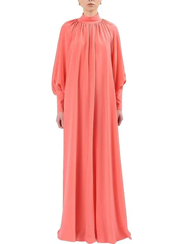 Careste Magnolia Gathered Maxi Dress - Flame