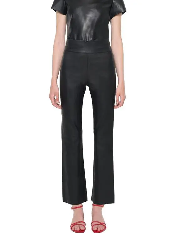 AS By DF Recycled Leather Tee - Black