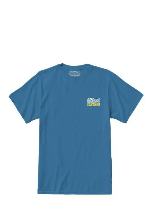 BAJA LLAMA 100 Foot Waveprimo Graphic Tee - Blue