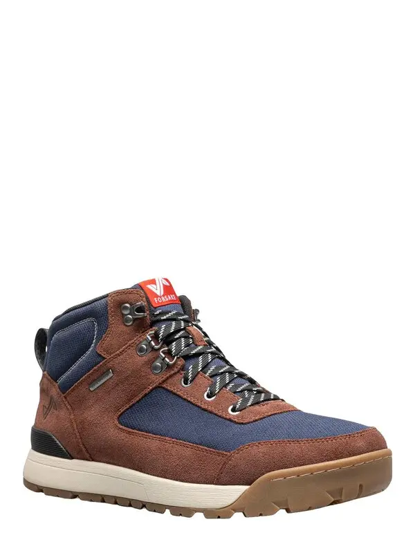 FORSAKE Fifteen Mid Hiking Shoe - Navy/ Brown