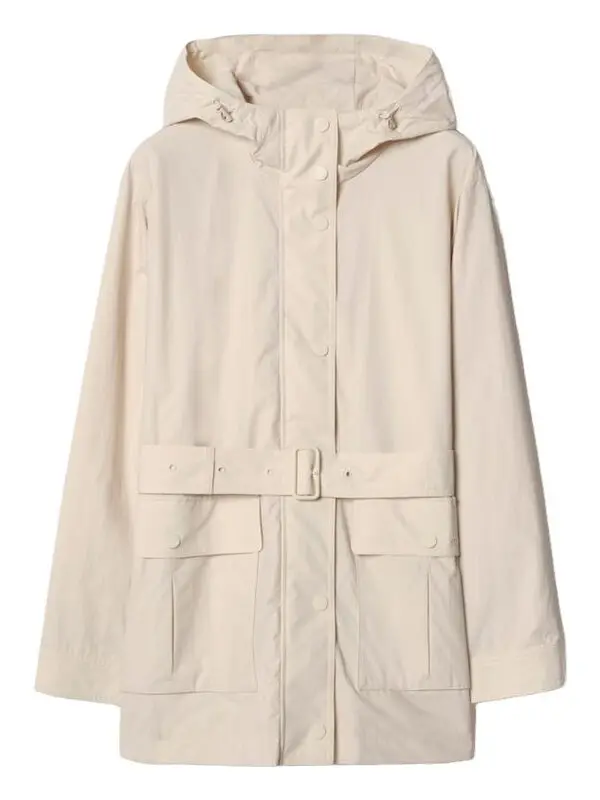 Burberry Nylon Hooded Jacket - Soap Beige