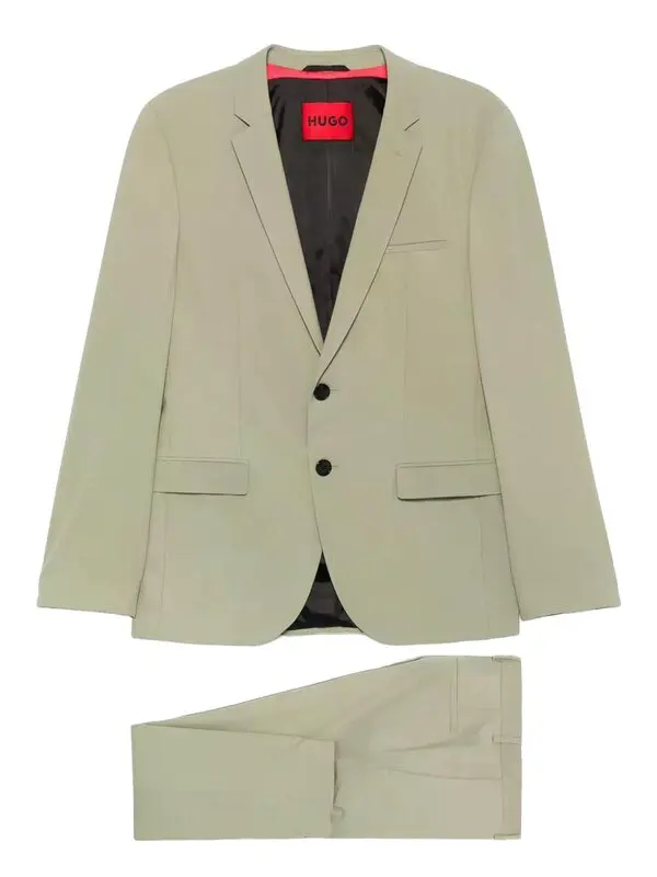 Hugo Single-breasted Suit - Green