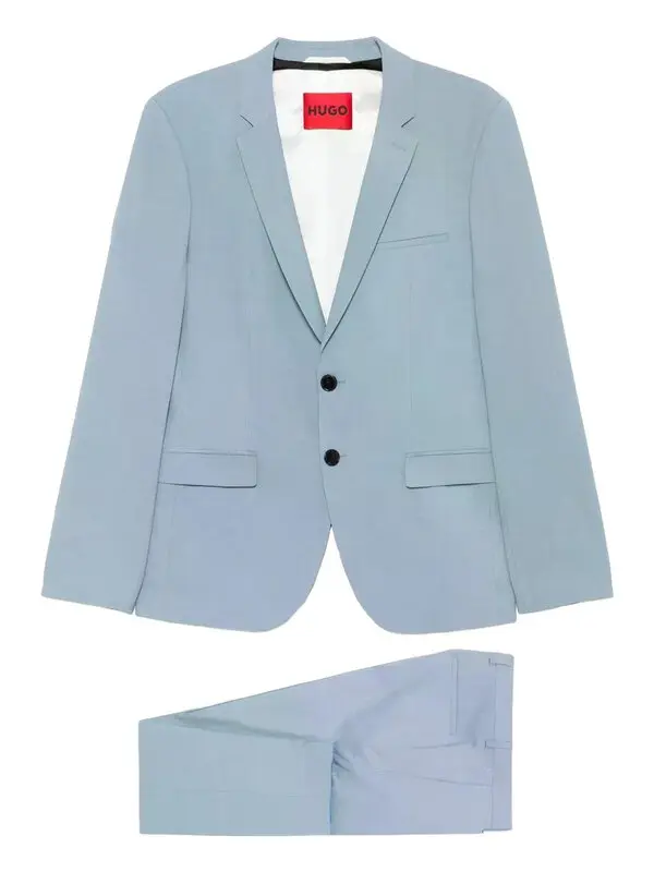 Hugo Single-breasted Suit - Blue