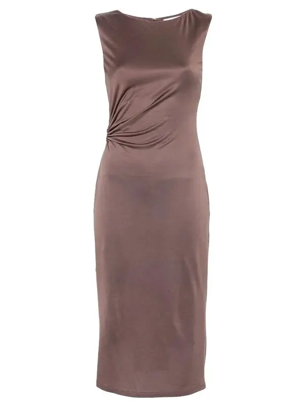 MALINA Marquis Choco Dress - Brown
