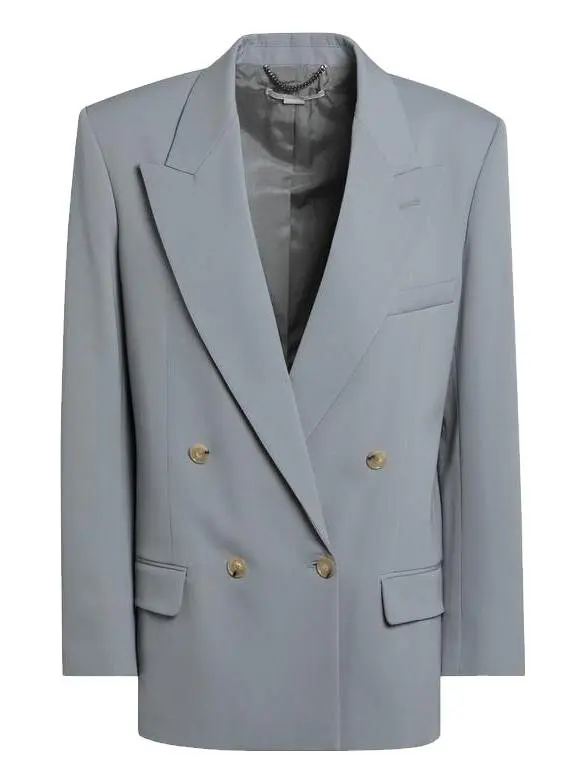 Stella McCartney Light Double-breasted Jacket - Grey