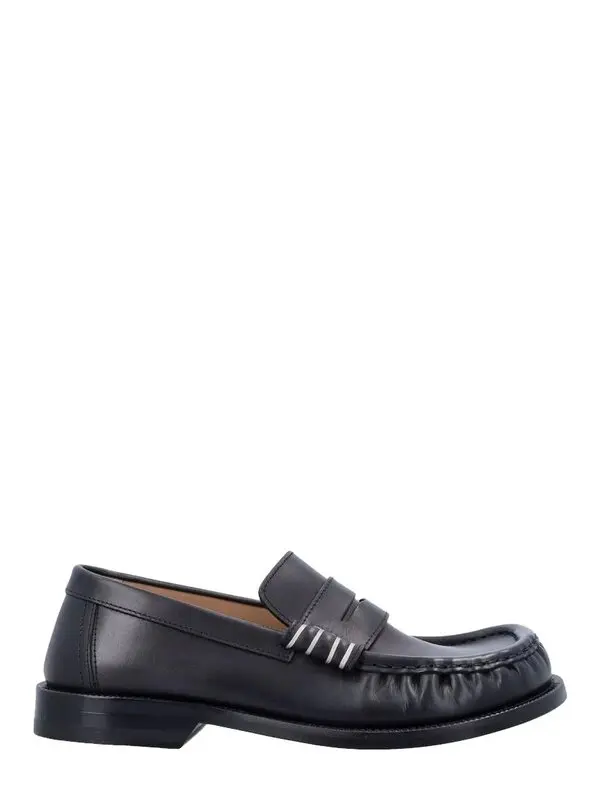 JW Anderson Slip-on Leather Loafers - Black