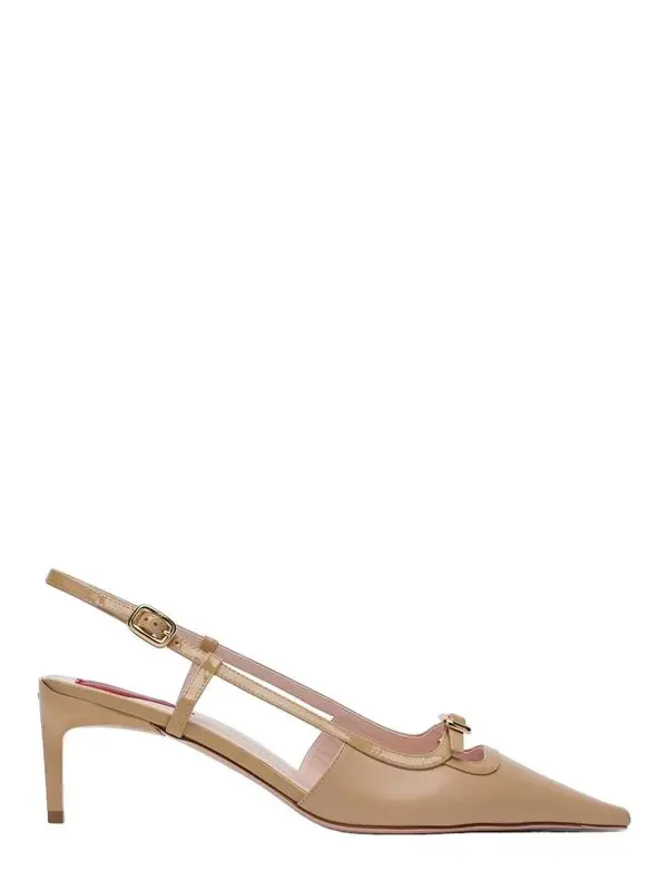 ROGER VIVIER Desert Décolletés Slingback - Beige