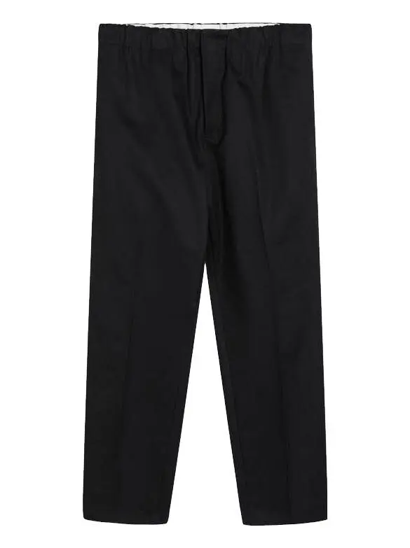 JIL SANDER Cotton Trousers - Blue