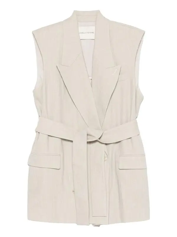 Camilla And Marc Double-breasted Jacket - Beige