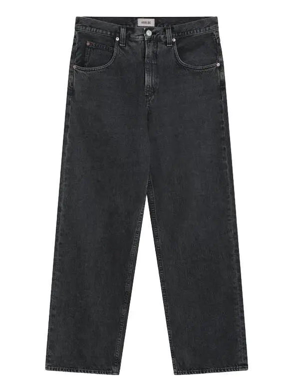 AGOLDE Jeans In Regenerated Cotton Denim - Black