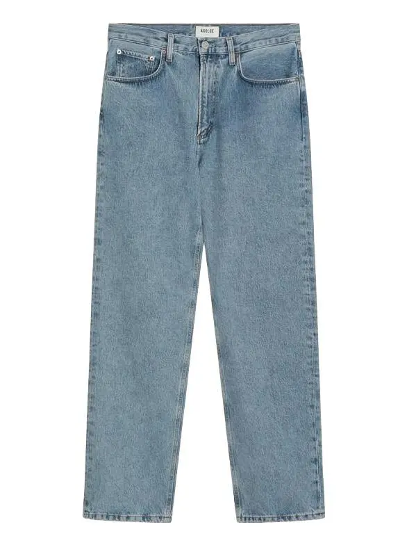 AGOLDE Light Wash Jeans In Regenerated Denim - Blue