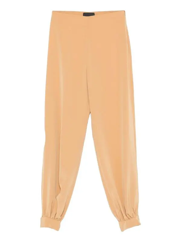 STEPHANE ROLLAND Trousers With Buttoned Cuffs - Beige