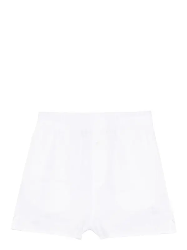 RIVIERA Linen Shorts - White