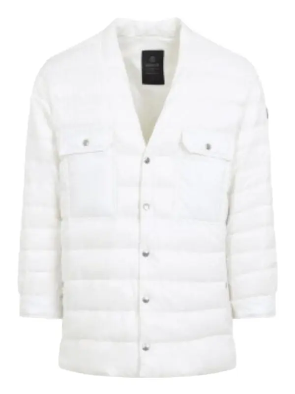 Moncler Quilted Shirt - White