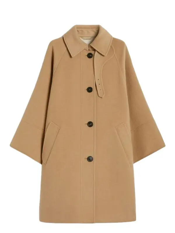 Max Mara Single-breasted Coat - Brown