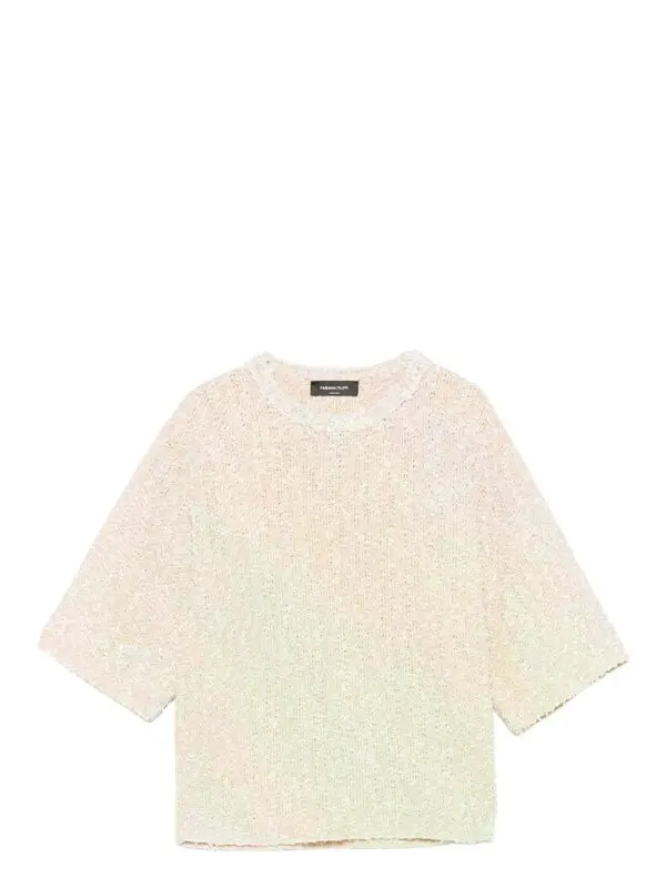Fabiana Filippi Tweed T-shirt - Neutrals