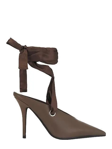 Jeffrey Campbell Grateau Mules - Brown