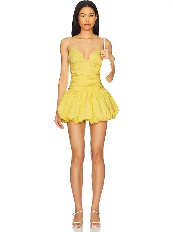 MORE TO COME Liliah Mini Dress - Yellow