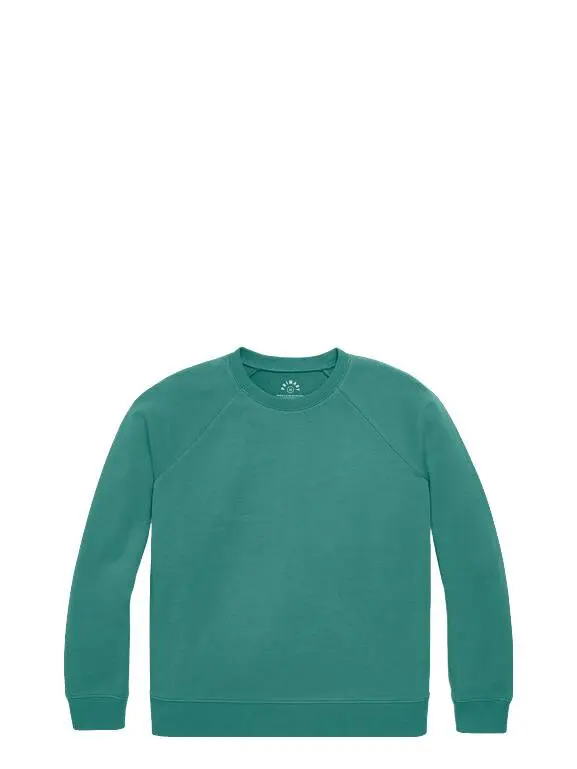 PRIMARY Crewneck French Terry Sweatshirt - Sunwashed Teal