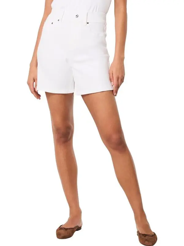 Spanx Pull-on High Waist Denim Shorts - White