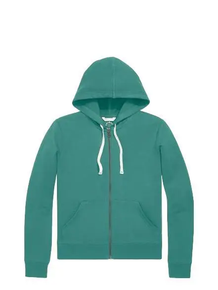 PRIMARY Full Zip Hoodie - Sunwashed Teal