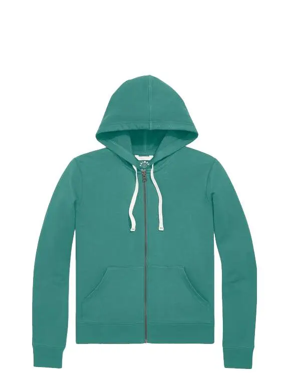 PRIMARY Full Zip Hoodie - Sunwashed Teal