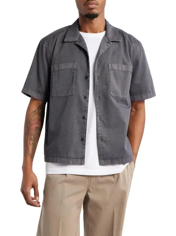Bp. Short Sleeve Mechanic Shirt - Black Faded