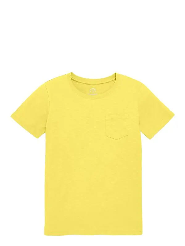PRIMARY Slub Pocket Tee - Banana