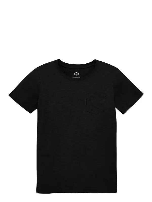 PRIMARY Fit Slub Pocket Tee - Black