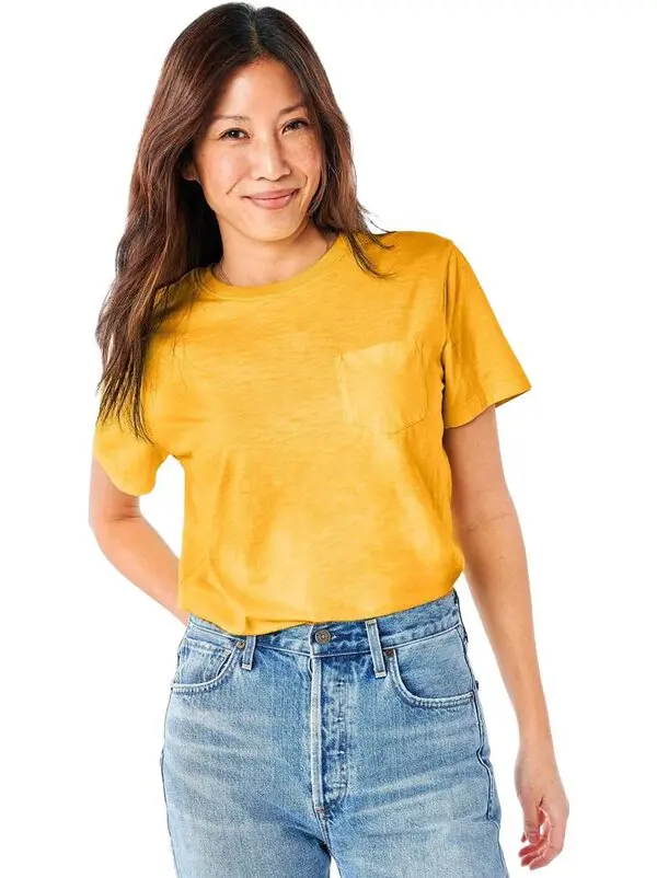 PRIMARY Slub Pocket Tee - Sunflower
