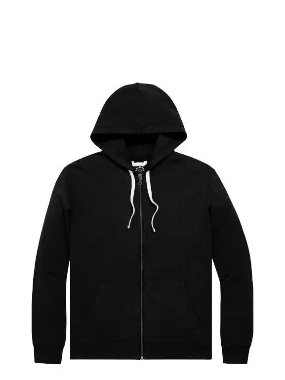 PRIMARY Full Zip Hoodie - Black