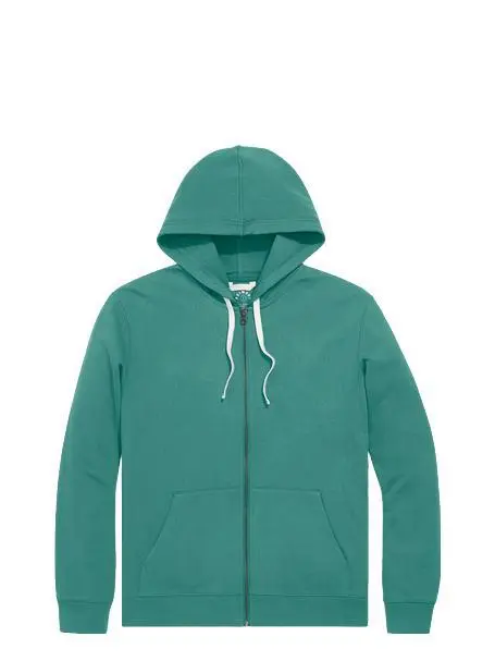 PRIMARY Full Zip Hoodie - Sunwashed Teal