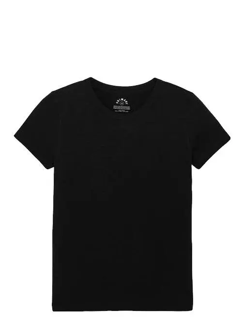 PRIMARY Classic Slub Crewneck Tee - Black