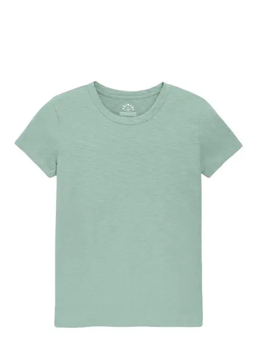 PRIMARY Name Classic Slub Crewneck Tee - Matcha