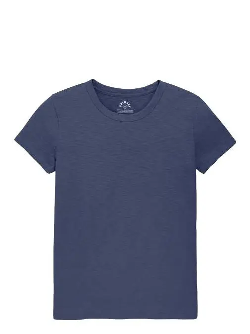 PRIMARY Classic Slub Crewneck T-shirt - Sunwashed Navy