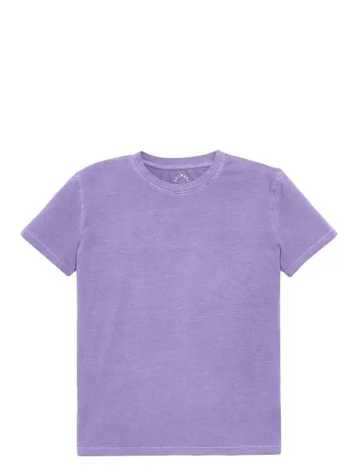 PRIMARY Name Fit Easy Crewneck Tee - Garment Dye Iris