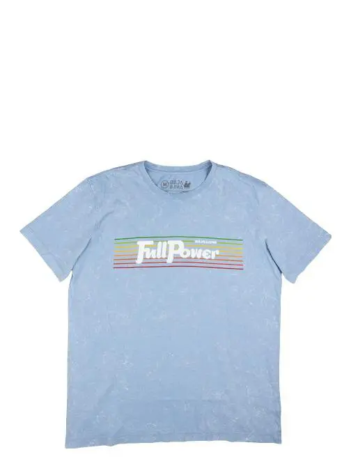 BAJA LLAMA Full Powerprimo Graphic Tee - Blue