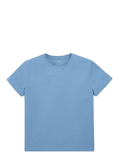 PRIMARY Name Crewneck Tee - Vintage Blue