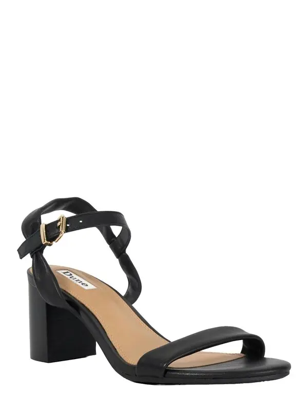 Dune London Jaliz Ankle Strap Sandals - Black