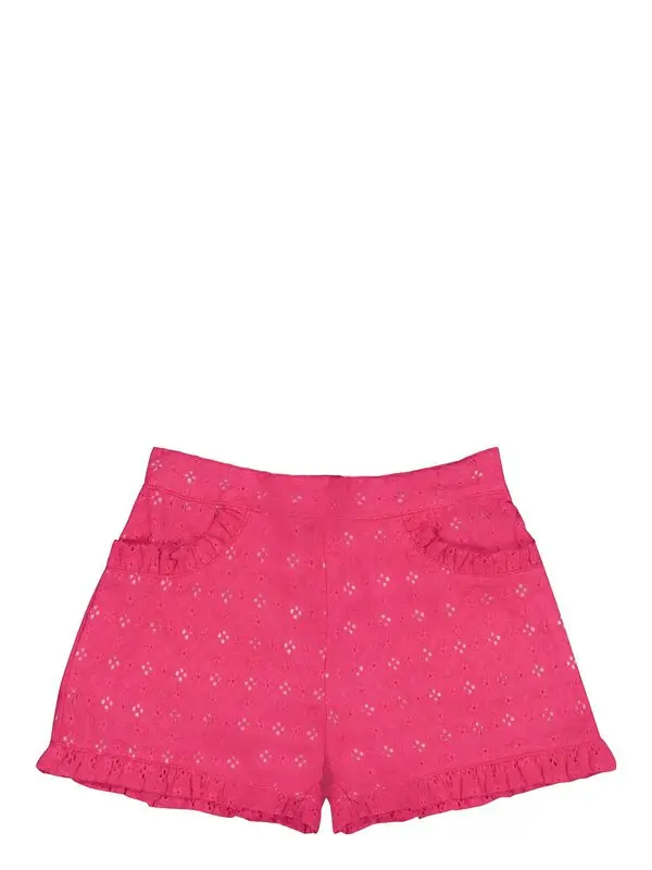 Busy Bees Phoebe Pocket Shorts - Pink Eyelet