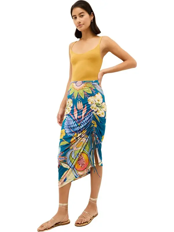 MARIE OLIVER Fowler Printed Skirt - Perennial