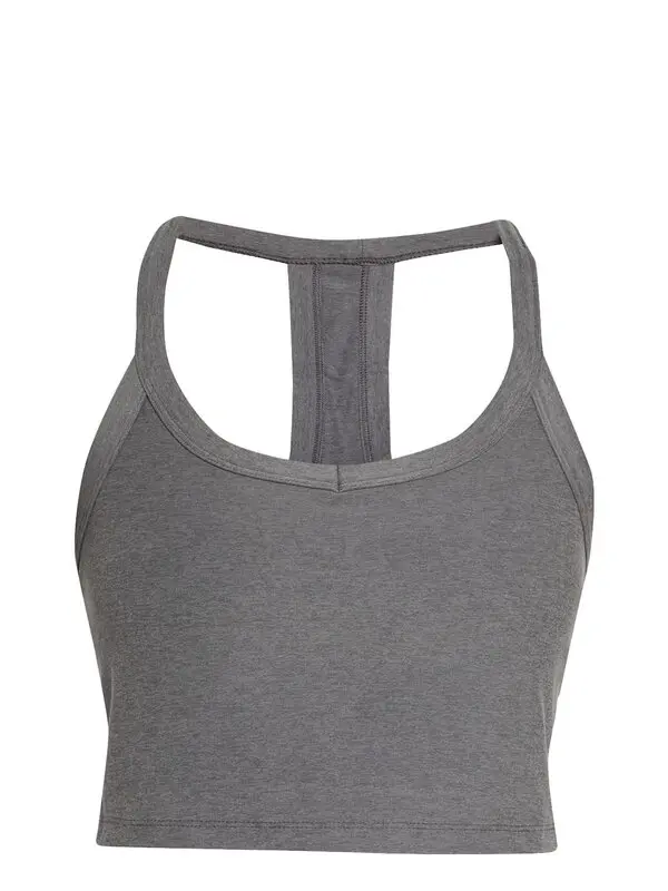 Beyond Yoga Spacedye Cropped Tank Top - Dkgray