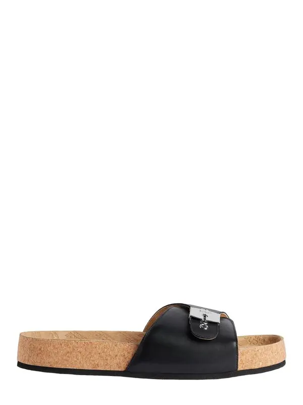 Balenciaga X Scholl Flat Sandal - Black