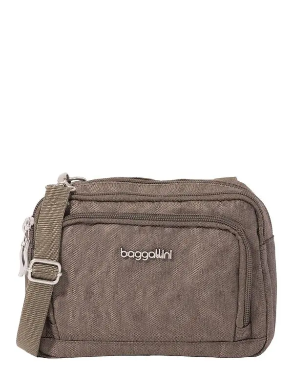 BAGGALLINI Trifecta Rfid Wallet Crossbody Bag - Dark Umber Heritage